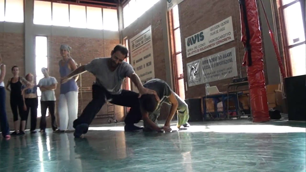 Contact dance with Javier and Linda - YouTube