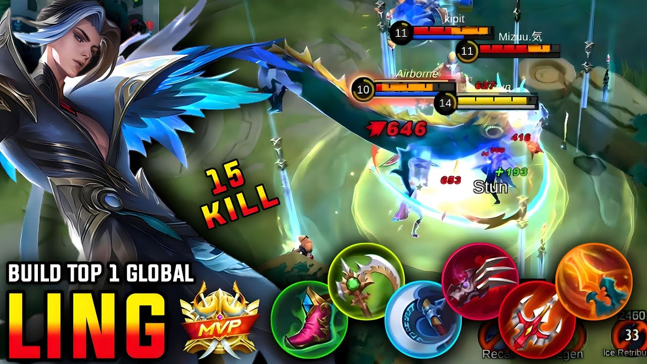 LING SUPER AGGRESSIVE + ON POIN GAMEPLAY!!🔥🔥 LING TOP GLOBAL GAMEPLAY | LING FASTHAND | MLBB ...