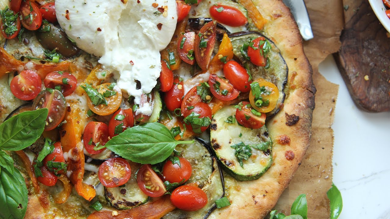 Summer Veggie Flatbread | find my recipes