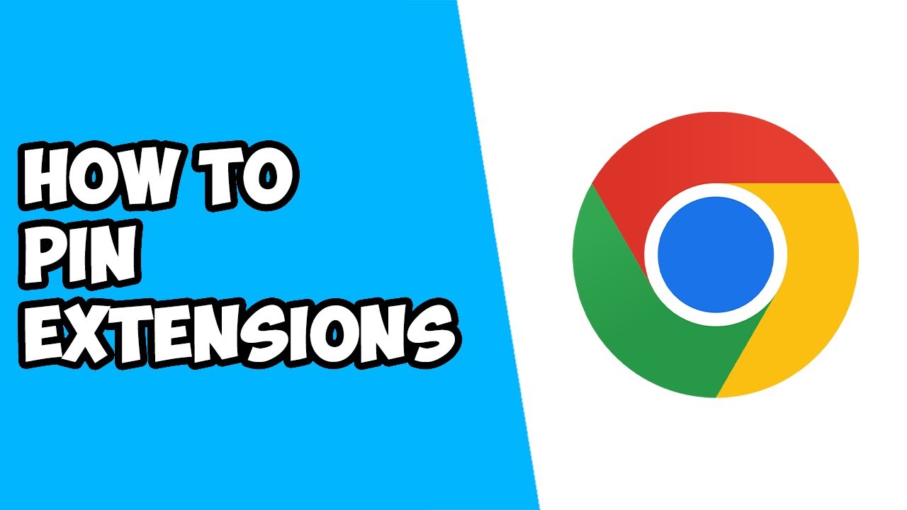 How To Pin Extensions on Google Chrome - YouTube