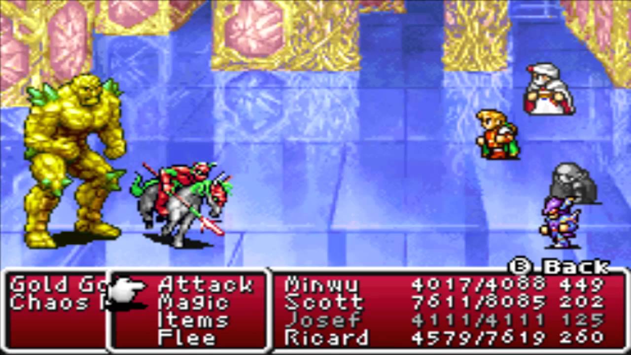 Final Fantasy 2 Dawn of Souls (GBA) Soul of Rebirth Part 3 Arubboth ...