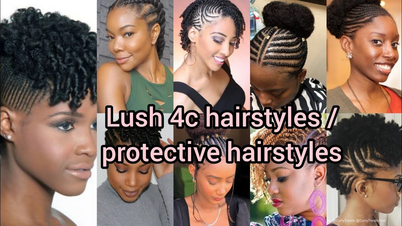 Flawless 4c hairstyles 2025 | Natural Protective hairstyles for black ...