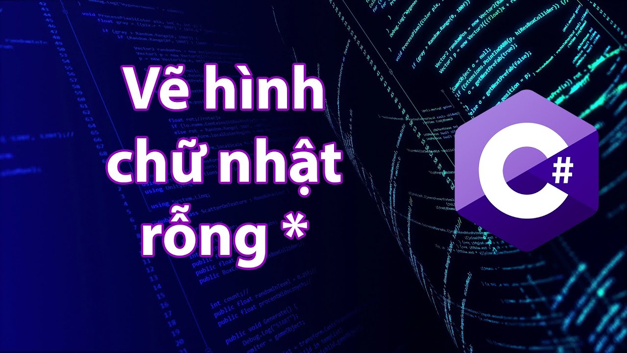 Lập trình vẽ hình chữ nhật rỗng trong python với các code mẫu đơn giản