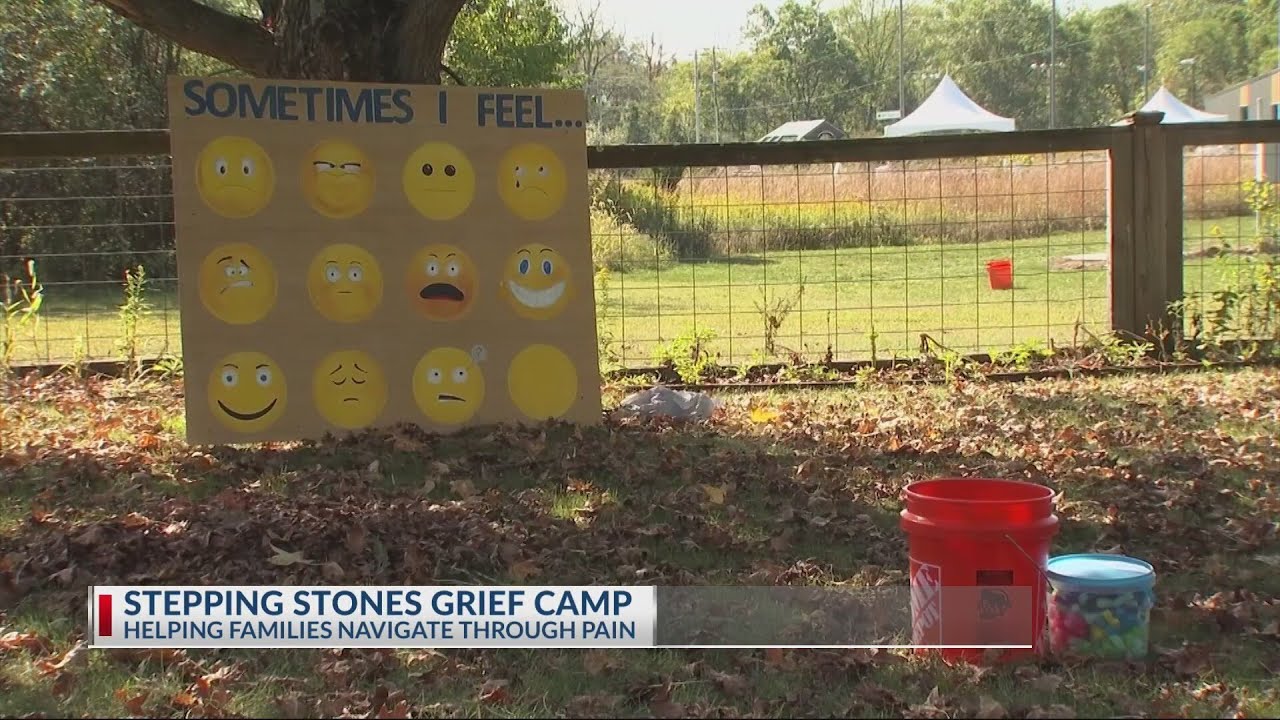 Central Ohio camp helps families navigate grief - YouTube