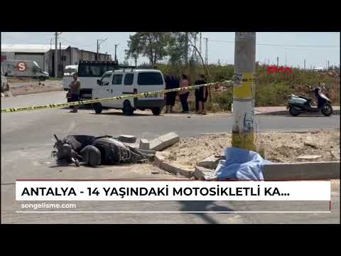 ANTALYA - 14 yaşındaki motosikletli kazada öldü, yakınları cenazesi başında gözyaşı döktü