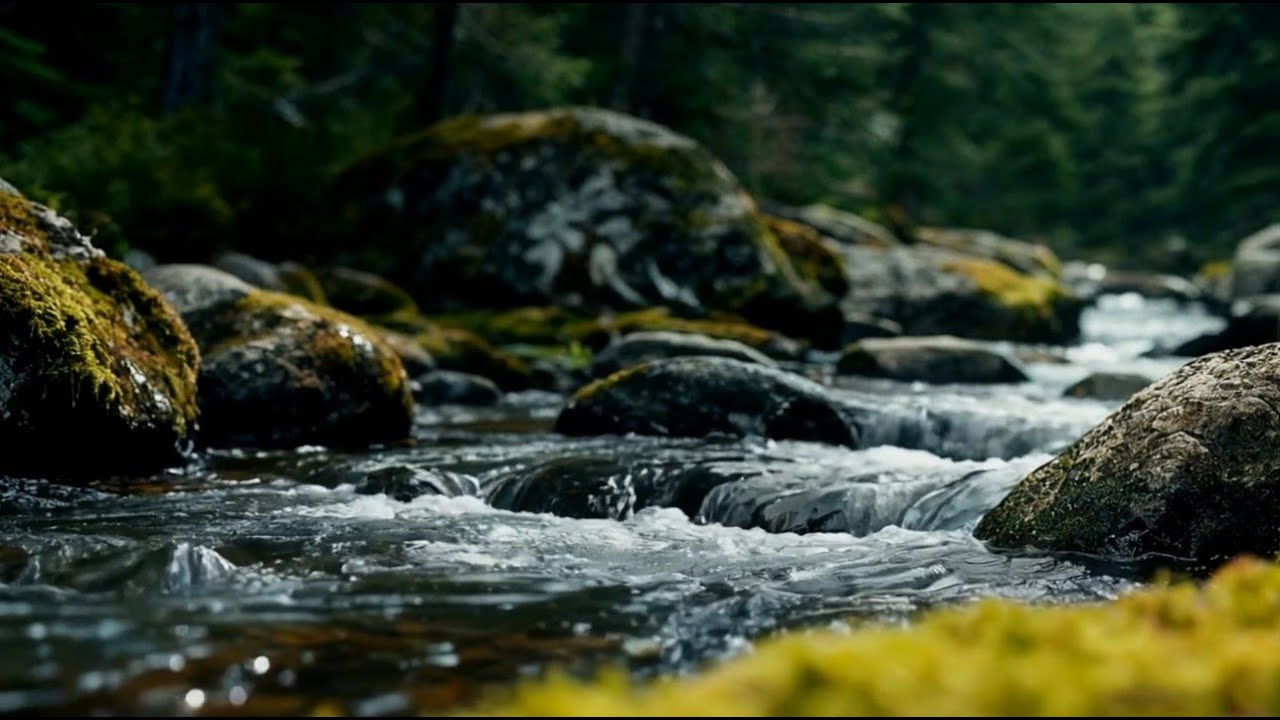 Calming River Sounds to Relax Your Mind | 🌿 Peaceful Nature Ambience ...
