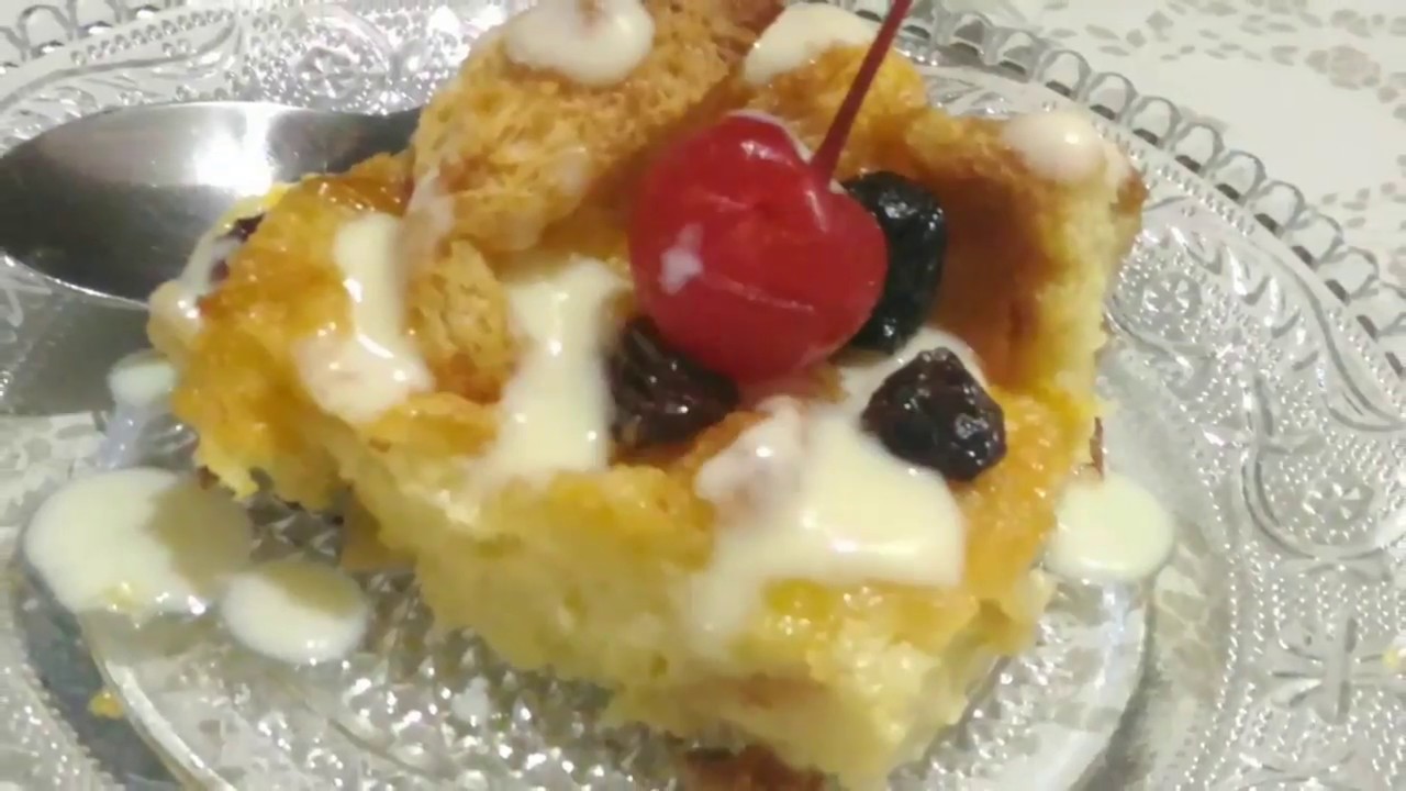 Resep Pudding Roti Tawar so yummy - YouTube