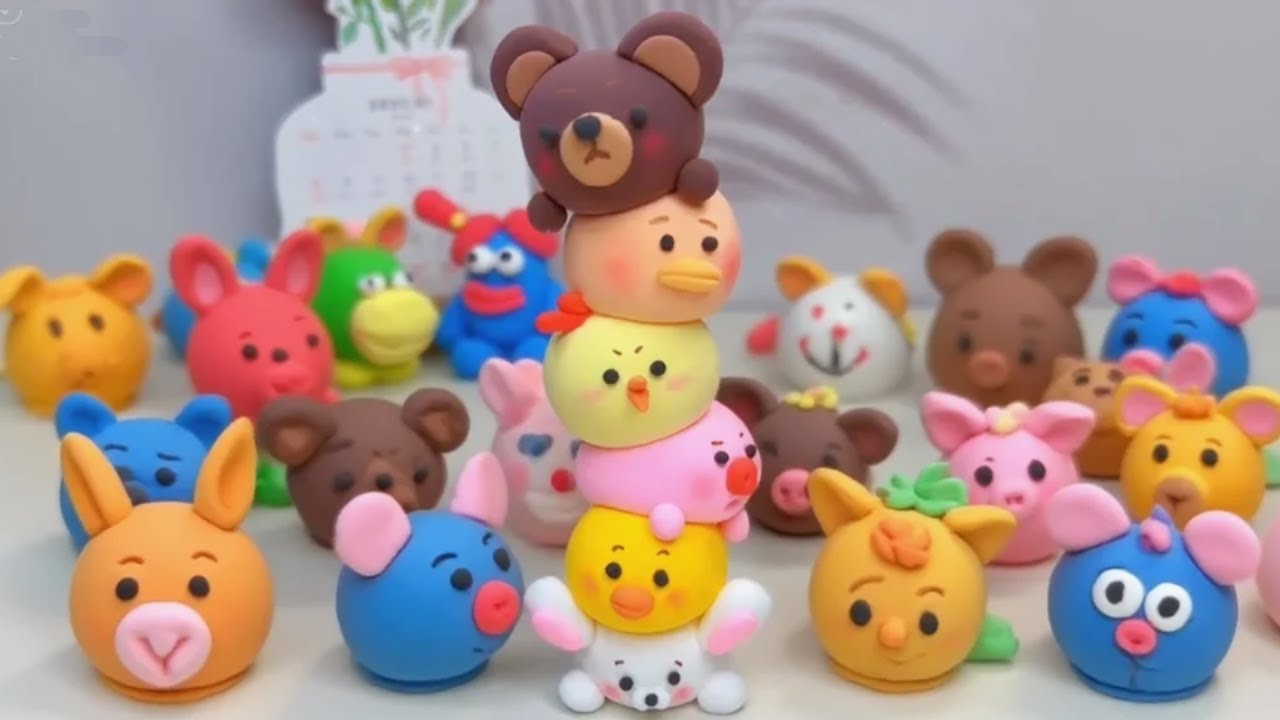 Ask You To Make Cute Animal Decorations With Clay#funny#cute#diy#craft ...