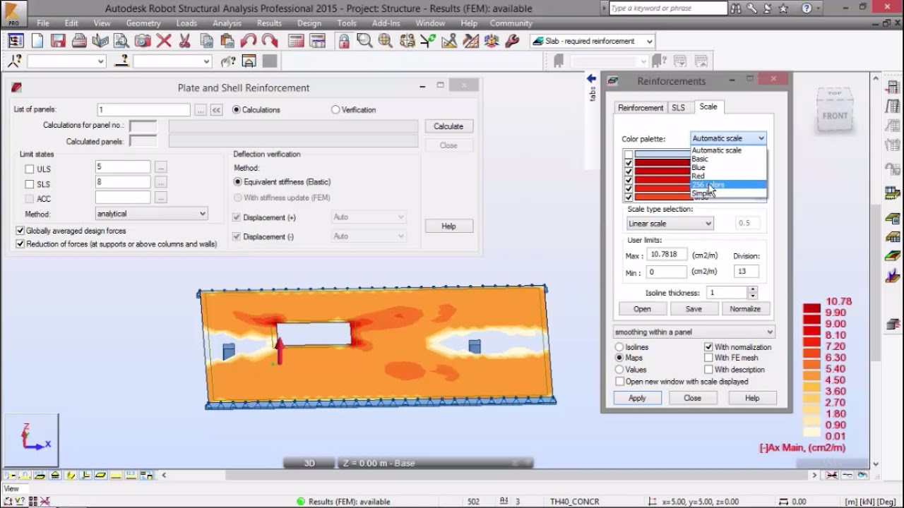 Exercise 8 - Part 3 - Defining and Analyzing a Concrete Floor (Robot ...