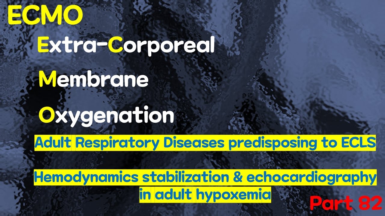 EXTRACORPOREAL MEMBRANE OXYGENATION ECMO, Adult Respiratory Diseases ...
