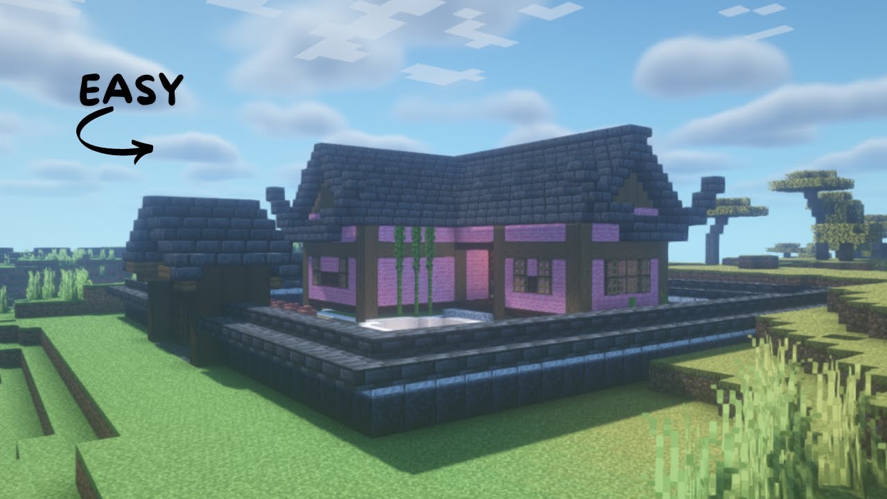 Minecraft Tutorial modern house tutorial /how to build a Modern House ...