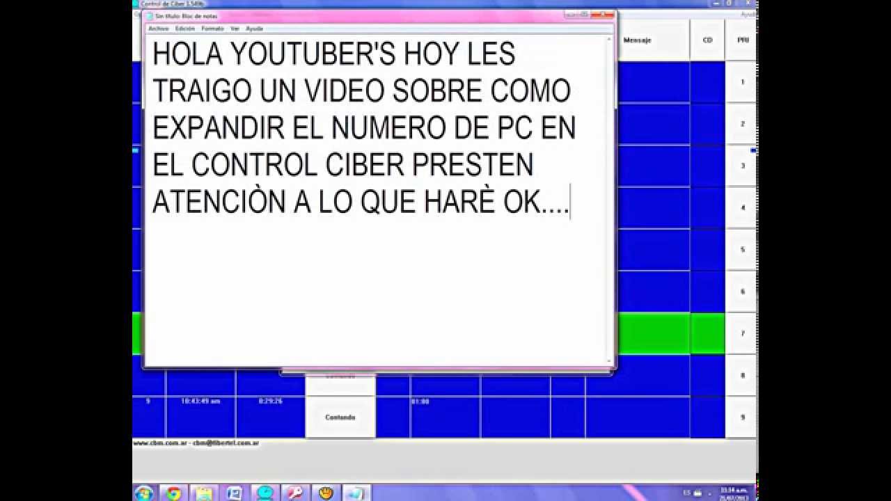 Como Configurar CONTROL CIBER - YouTube