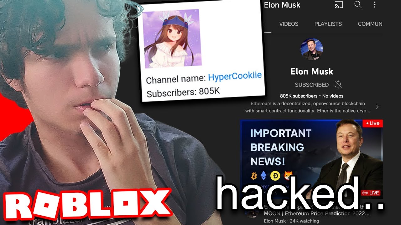 Roblox YouTuber HyperCookiie Hacked & Terminated - YouTube