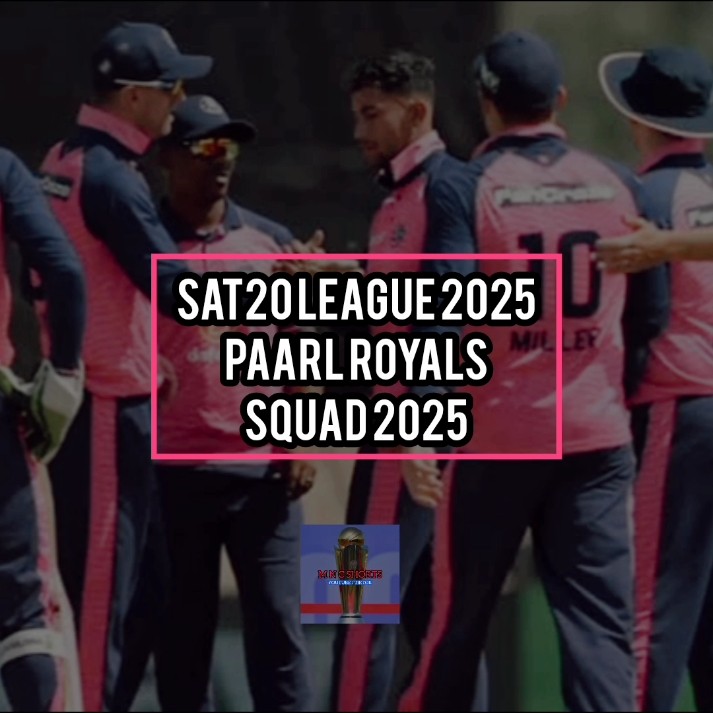 Sat20 League 2025 | Paarl Royals Squad 2025 | #shorts #mncshorts - YouTube