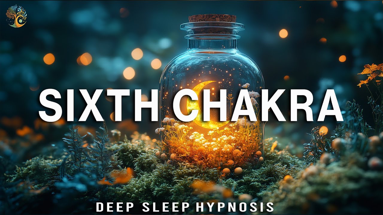 Open Third Eye Chakra: Guided Sleep Hypnosis for Intuition with Calming ...