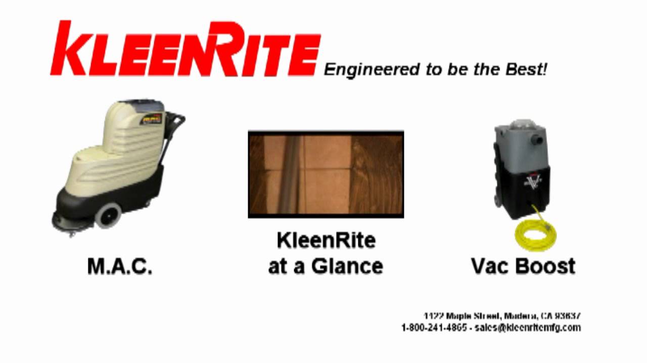 KleenRite at a Glance - YouTube