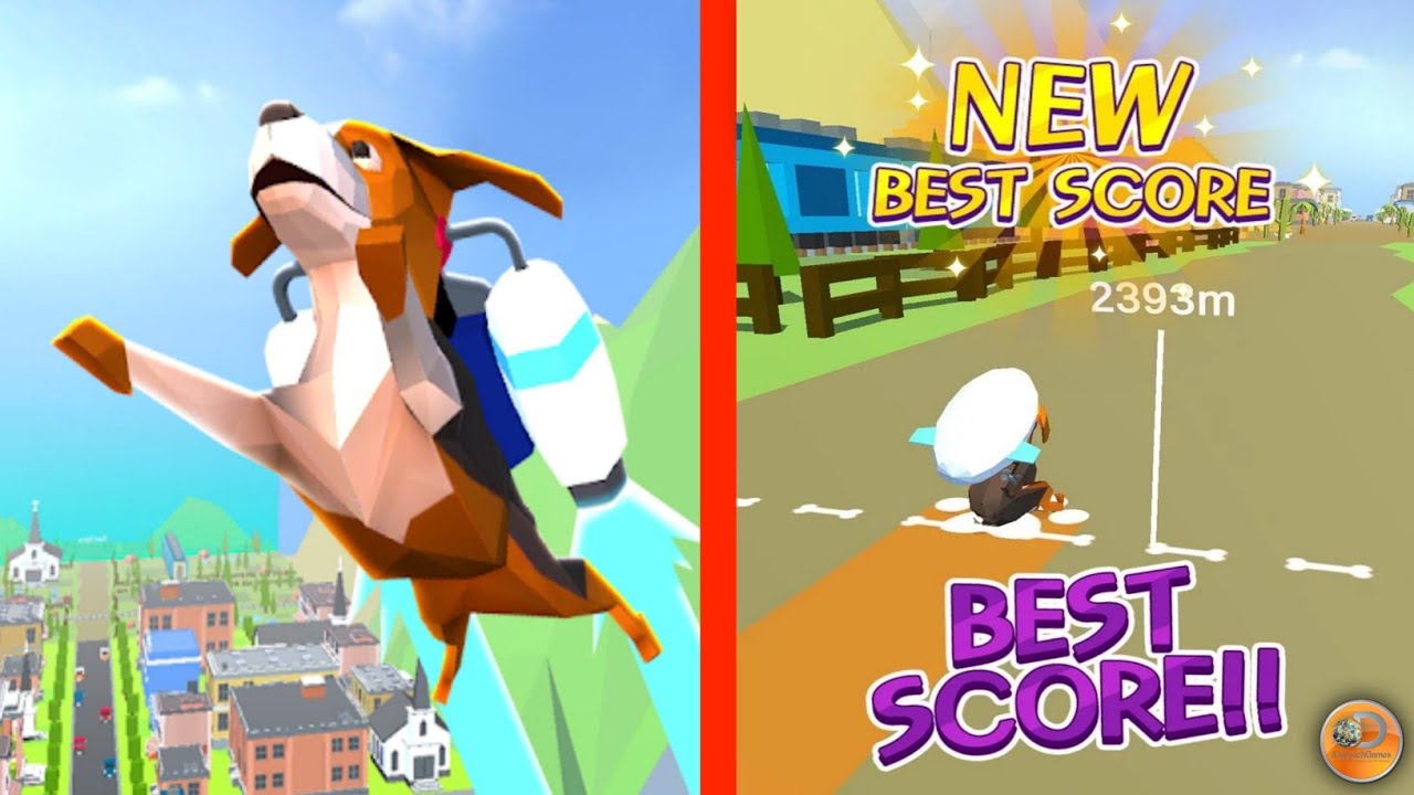 Fetch! - The Jetpack Jump Dog Game - Gameplay Android - YouTube
