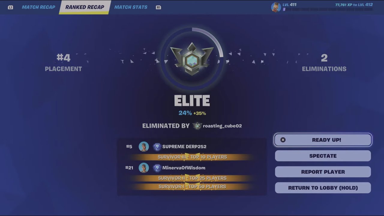 Earning Elite Rank in Zero Build! Full Match - Fortnite_20250214190246 ...