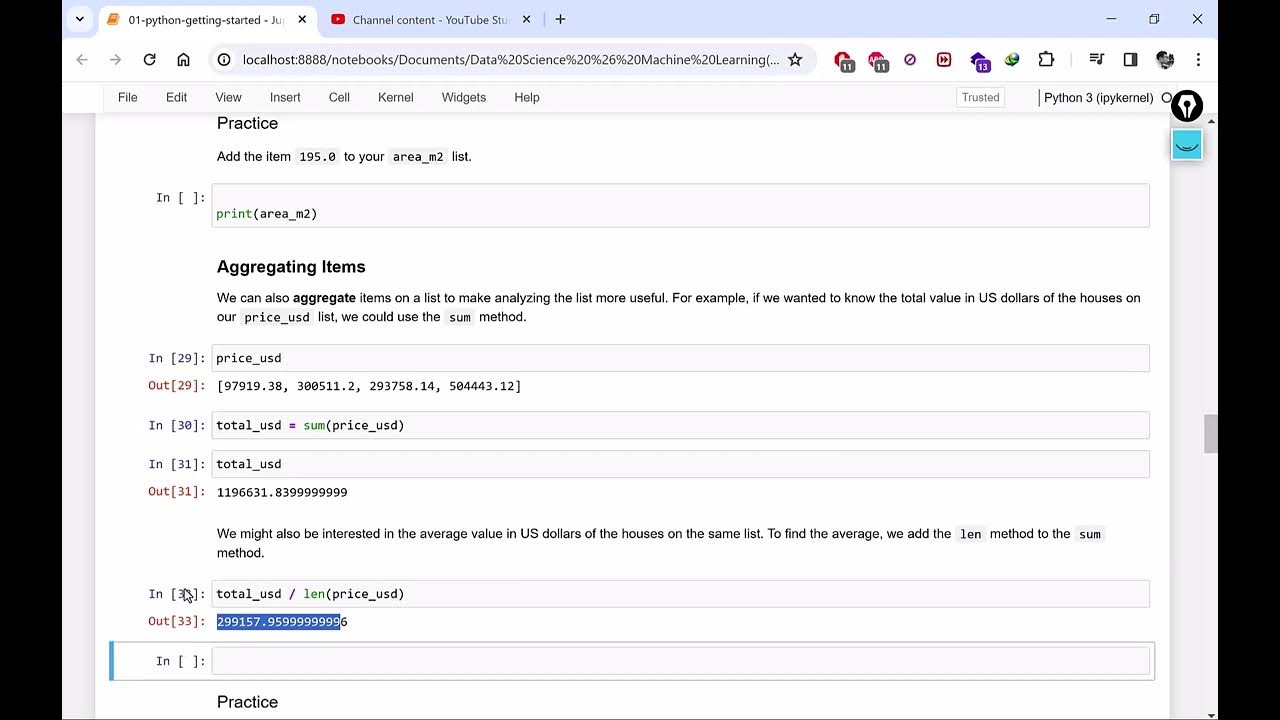 1-5 Aggregating Items - YouTube