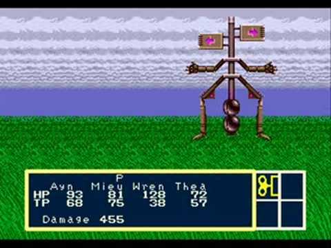 Phantasy Star 3 playthrough #16: Landen Dungeon - YouTube