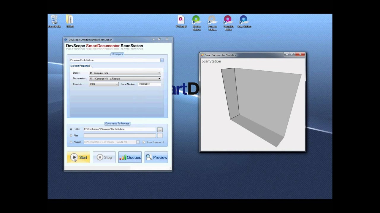 SmartDocumentor - ScanStation (Primavera Contabilidade) - YouTube