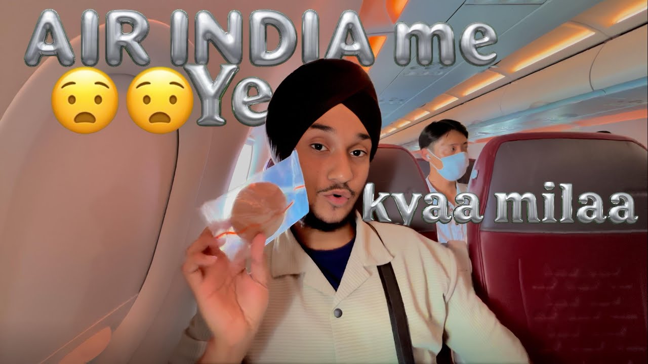 Back to india🇮🇳 in Air India | Rapper Likhari - YouTube