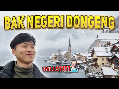 Desa ELSA Frozen☃️ di Hidup Nyata😱⁉️ HALLSTATT: Keindahan Desa Pegunungan di AUSTRIA🇦🇹🏔️