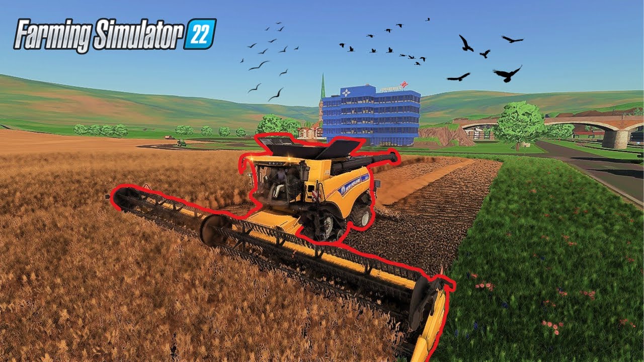 FS 22 Large wheat field for harvesting #timelapse Farming Simulator 22 ...