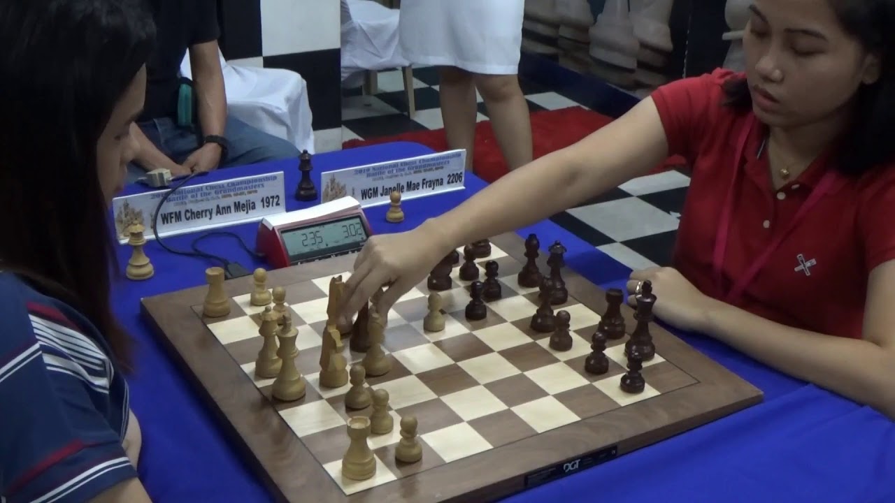 RP Women's blitz chess battle WFM Mejia-WGM Frayna - YouTube