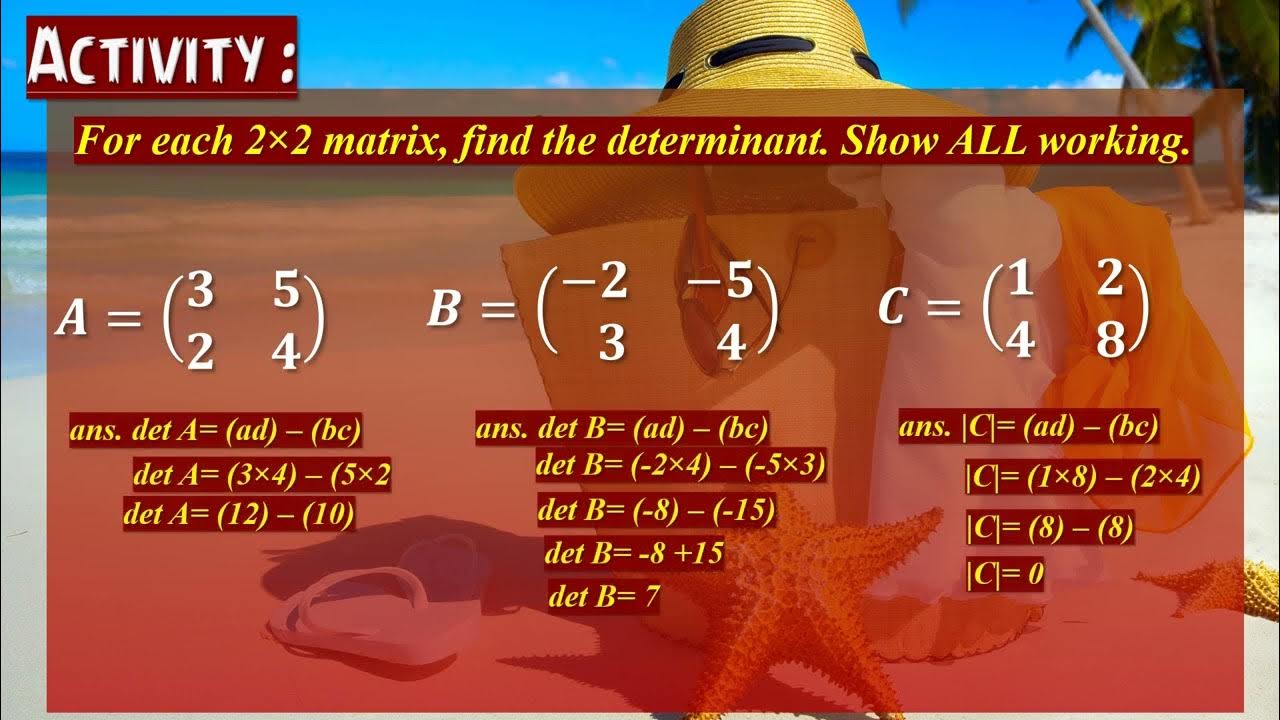 Matrices Part 2 - YouTube