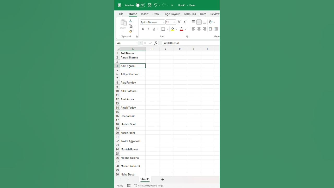 How to insert blank pro in Excel in seconds, insert blank Row after every row one by one # ...