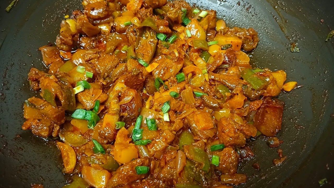 How to make Pork Chilli Restaurant Style | Spicy Pork Chilli Recipe ...