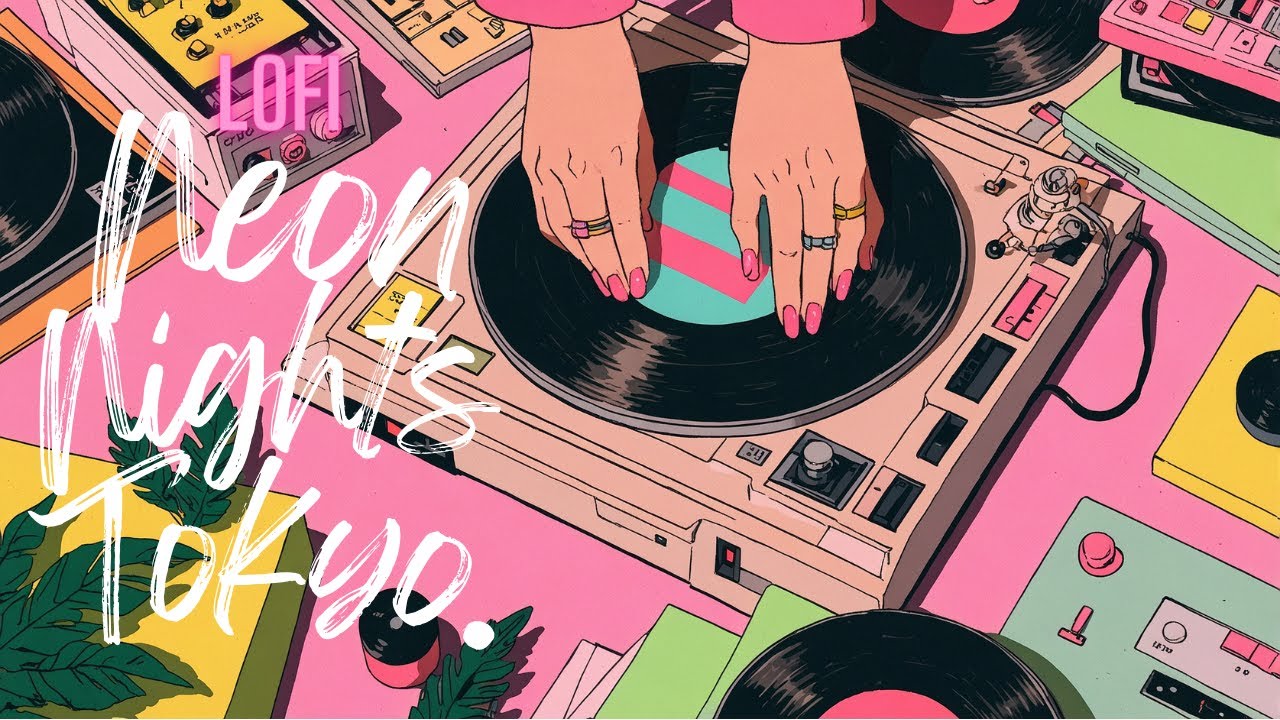 "Retro Pop" LOFI Playlist 💜 City pop Vibes - Midnight City hiphop lofi ...