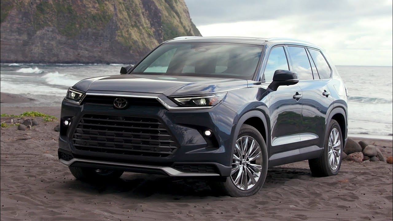 Toyota Grand Highlander Platinum Storm Cloud 2023 is here! - YouTube