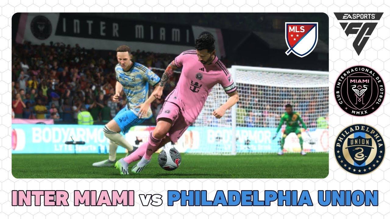 INTER MIAMI vs PHILADELPHIA UNION - MLS 2024 - YouTube