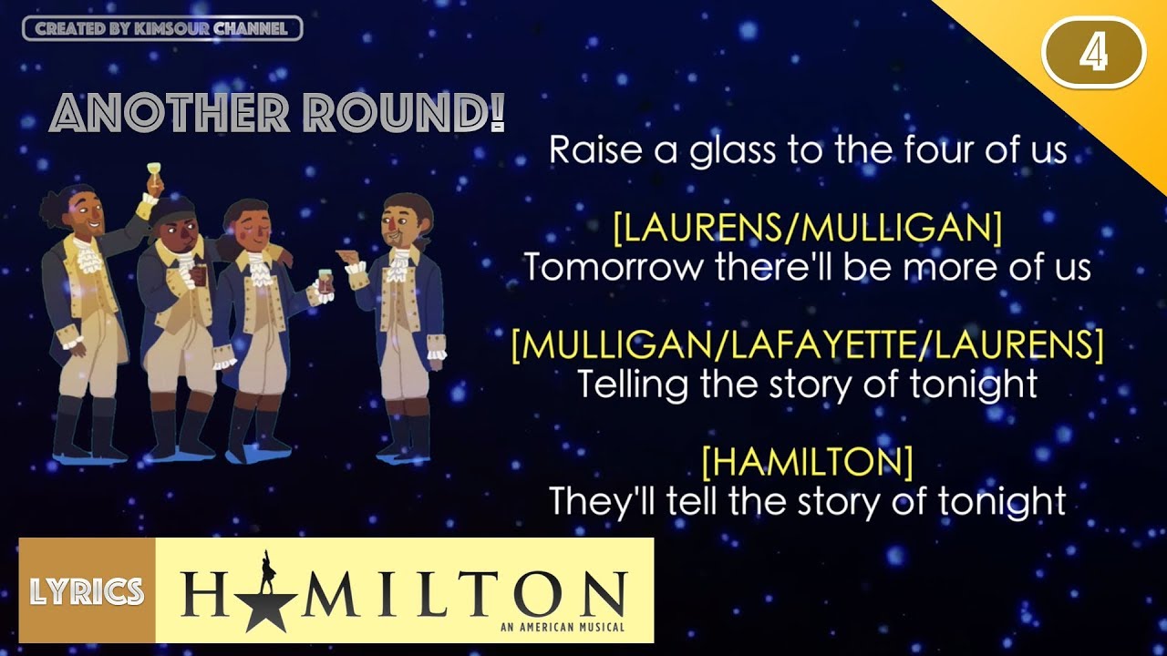 Hamilton - The Story Of Tonight (MUSIC LYRICS) - YouTube