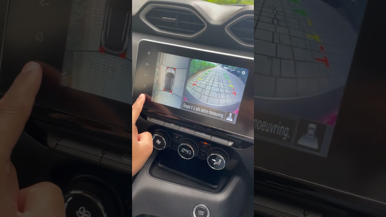 360-degree camera in Nissan Magnite - YouTube