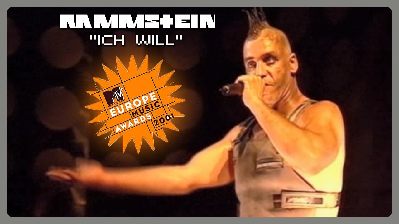 Rammstein - Ich Will (LIVE at MTV EMA, Germany 2001) | [Pro-Shot] - YouTube