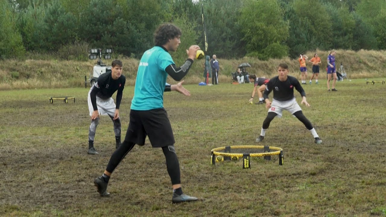 First ever Roundnet World Championship takes place in Belgium - YouTube