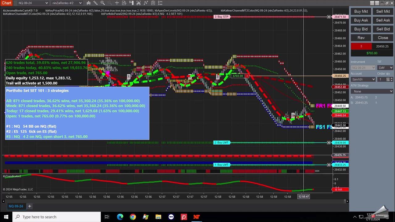 NINJA TRADER AUTOMATION for ES & NQ: ADVANCED TRADING SYSTEMS - YouTube