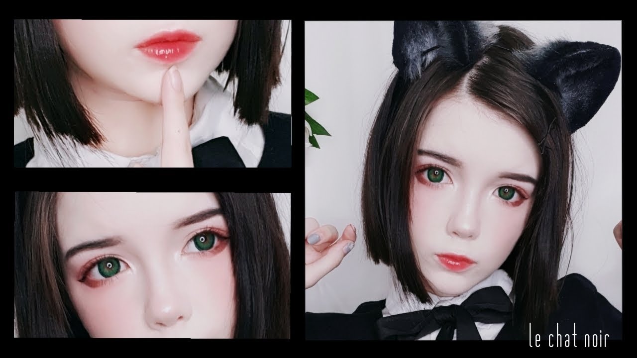 Black Cat Makeup Tutorial - YouTube