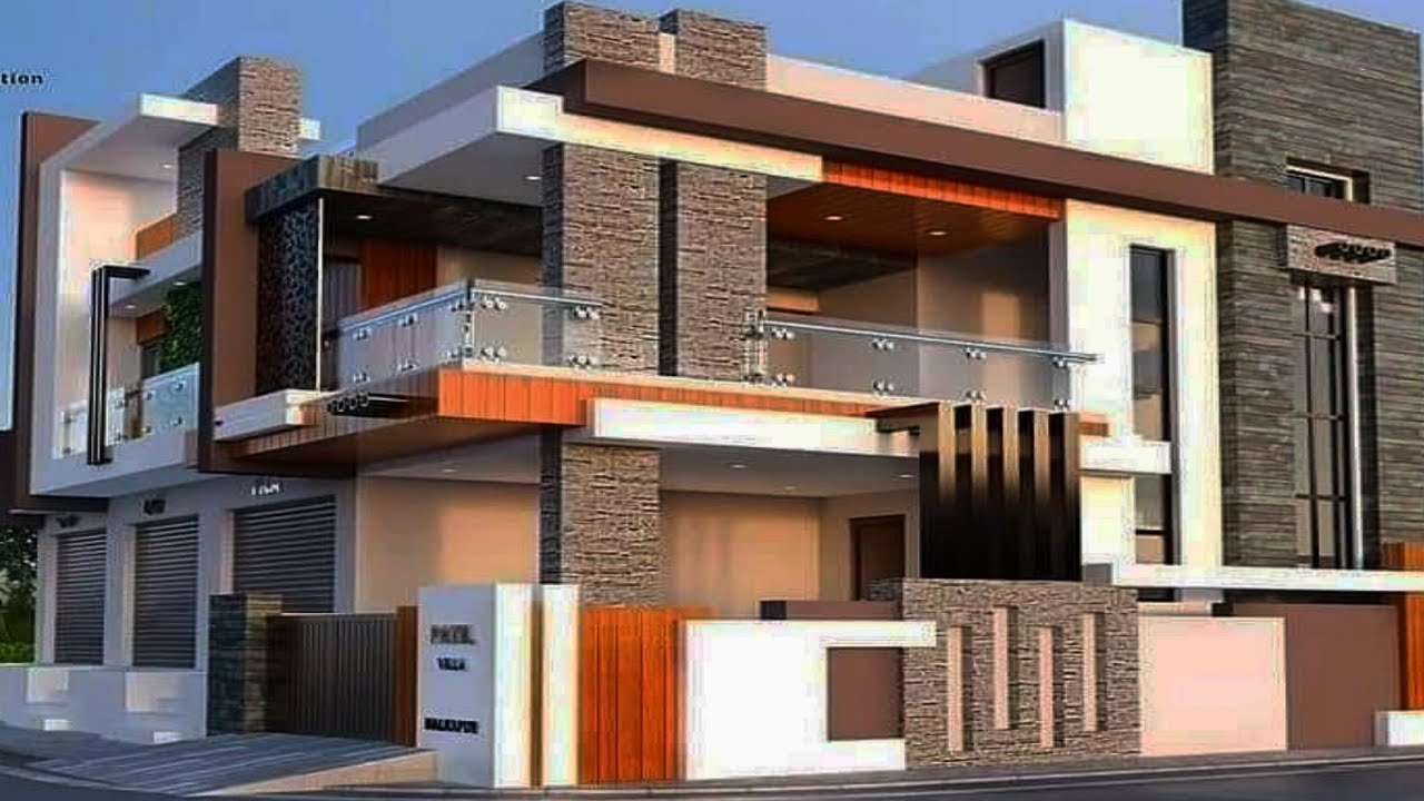 Top 100 House Front Elevation Design Ideas 2024 Modern Front Wall ...