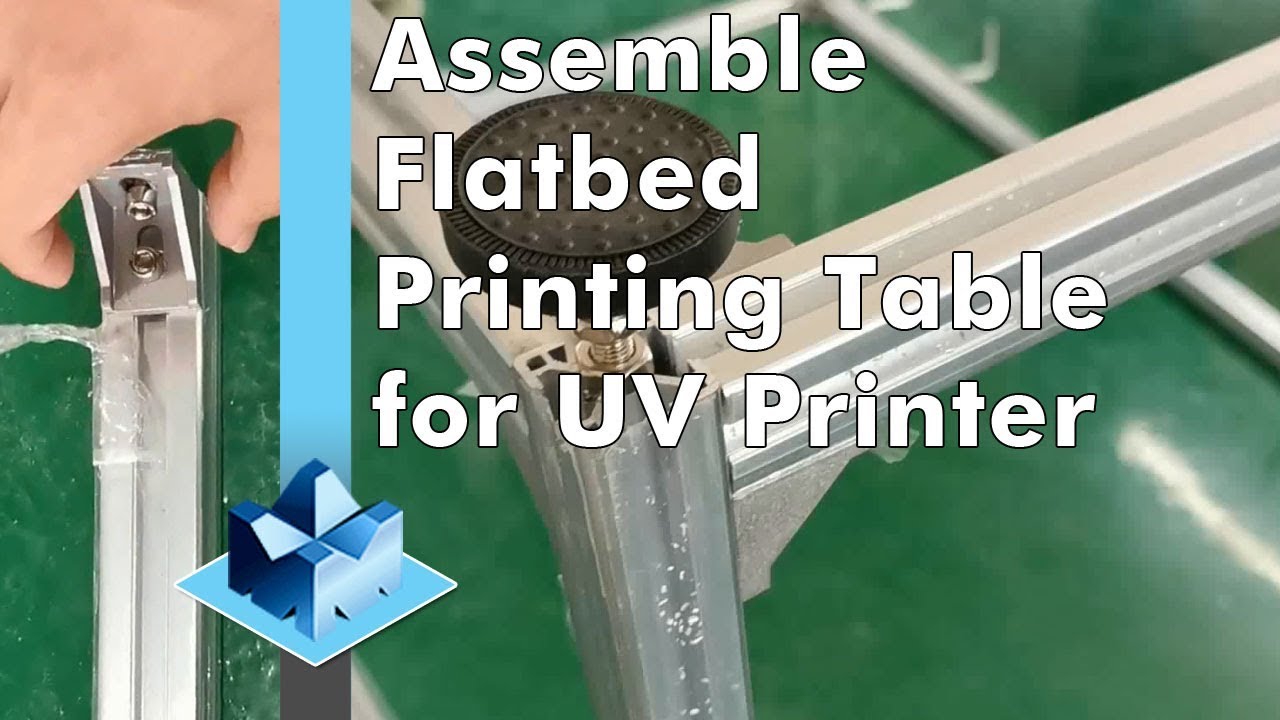 Factory Video of How-to Assemble Flatbed Printing Table for FastCOLOUR ...