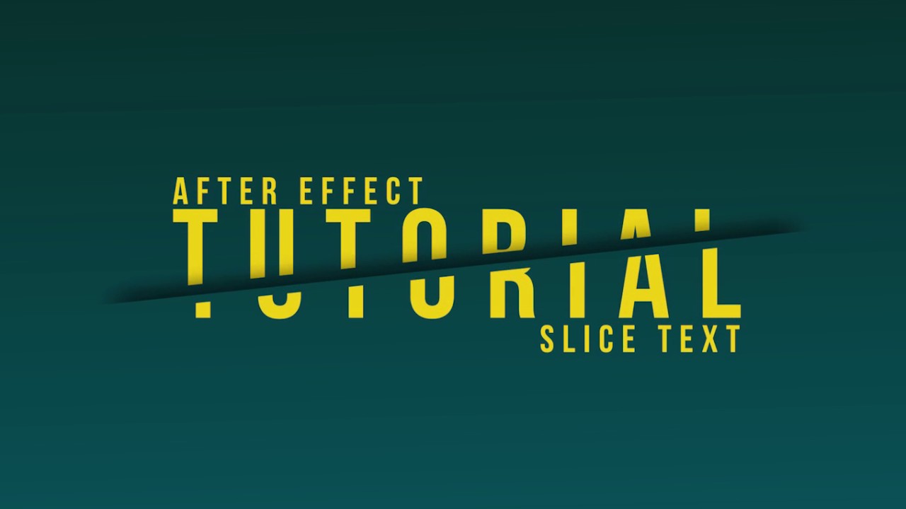 After Effect Tutorial Slice Text YouTube after-effect-tutorial-slice-text-youtube