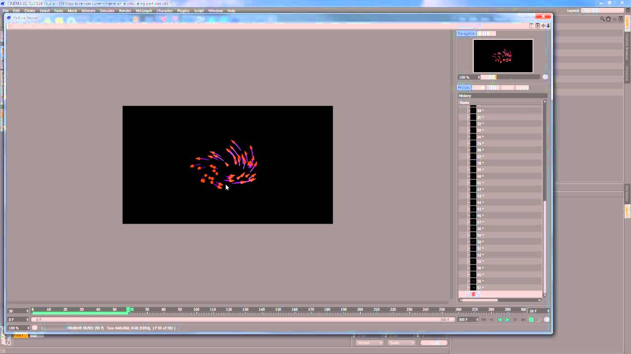 59 How to render current frame while simulating particles - YouTube