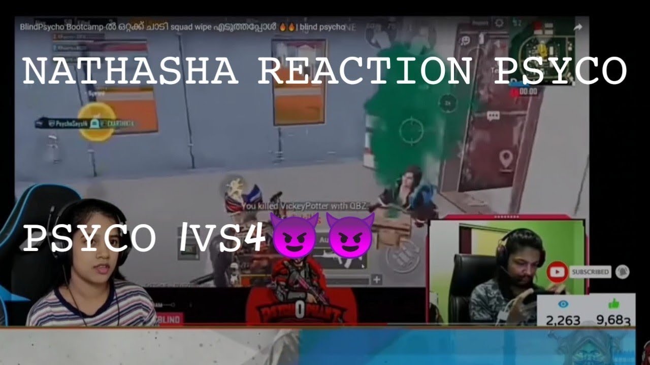 Natasha game reacting psycho NATASHA സൈക്കോയുടെ 1 VS 4 കണ്ടു ...