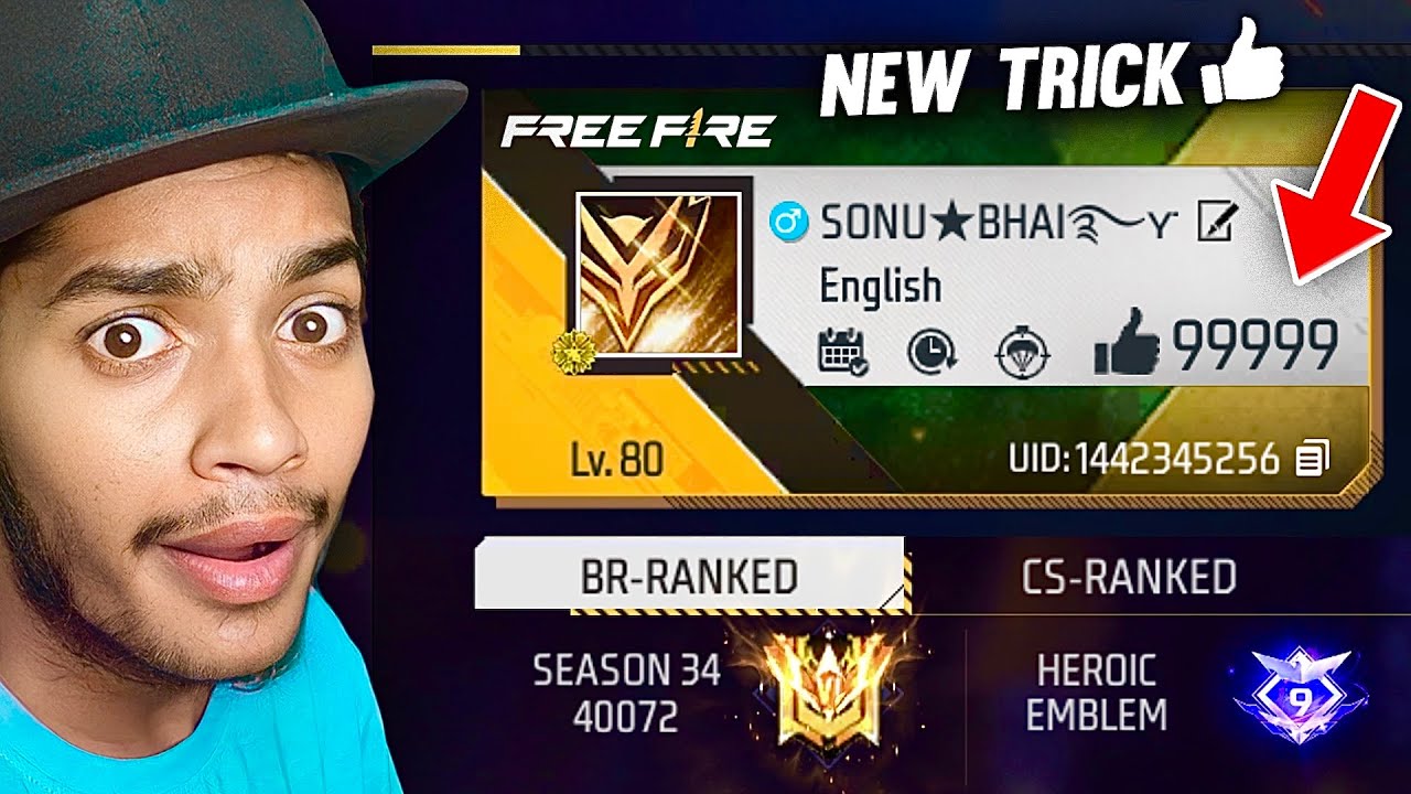 NEW LIKE SYSTEM FREE FIRE 😮 - YouTube