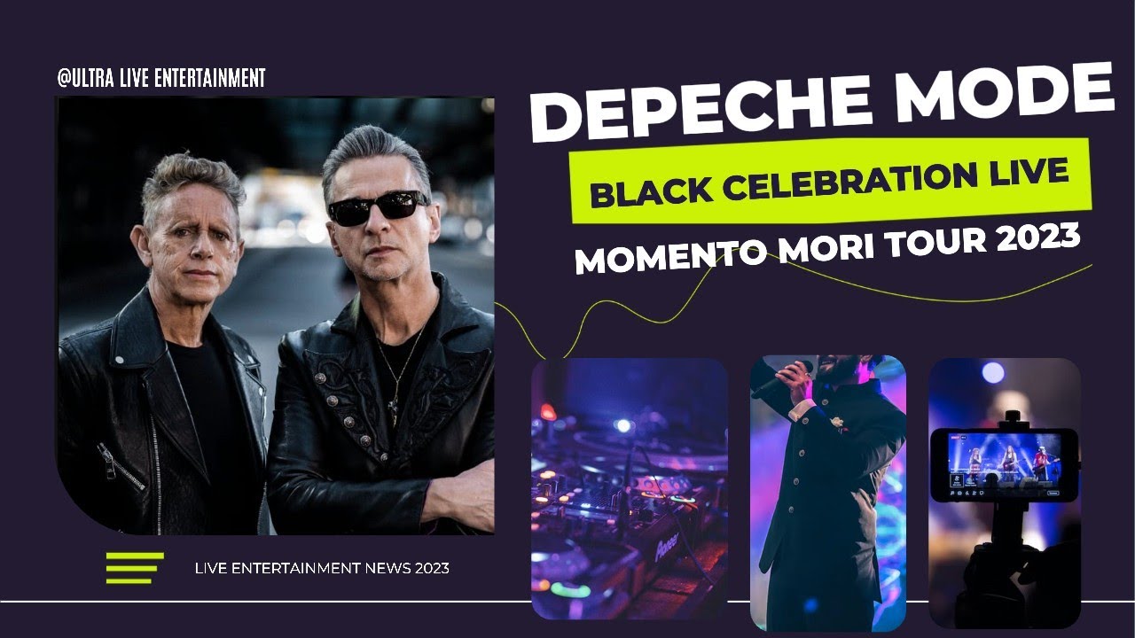 Depeche Mode "Black Celebration" Momento Mori Tour Oct 21, 2023 - YouTube