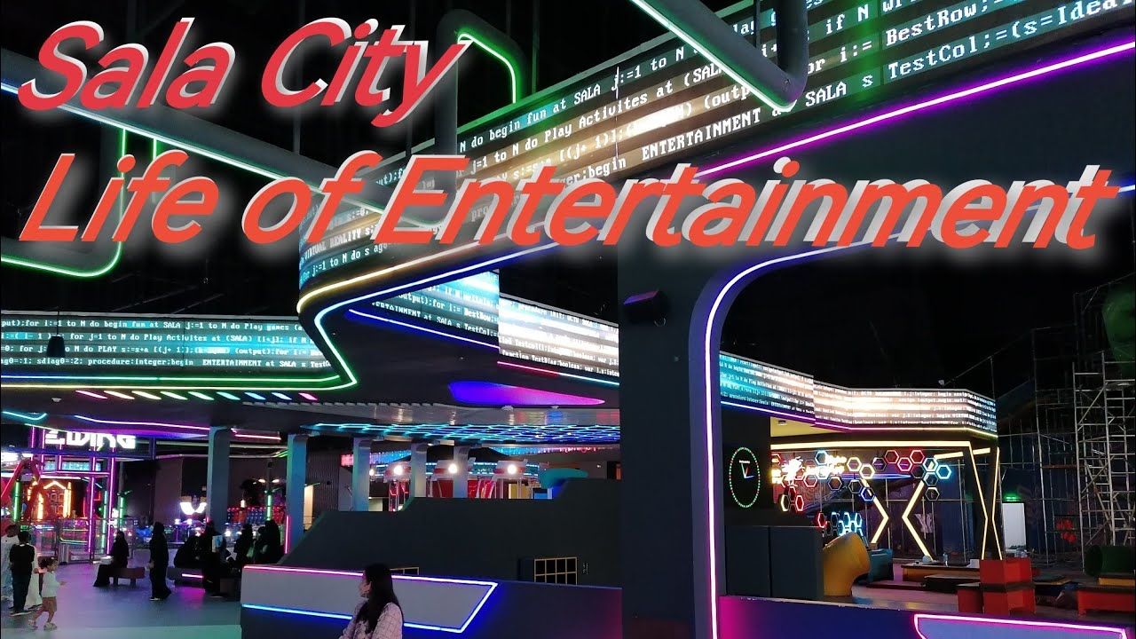 SALA CITY Life Of Entertainment in Jeddah Park - YouTube