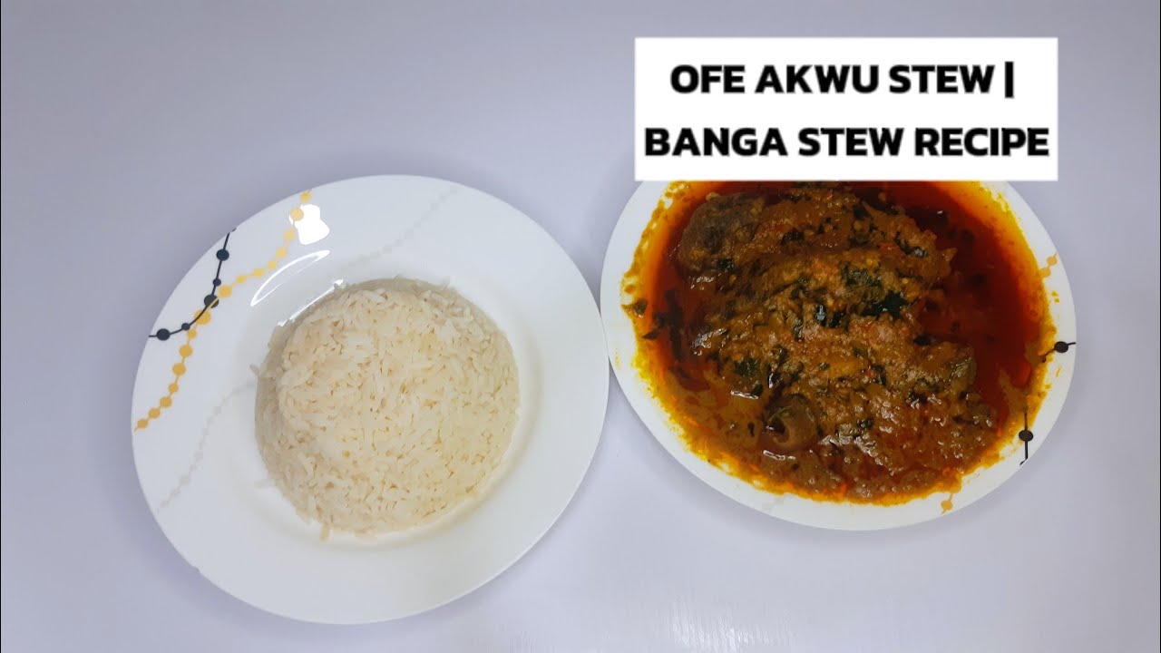 BEST OFE AKWU STEW RECIPE| BANGA STEW RECIPE (Step by step) #ofeakwu # ...